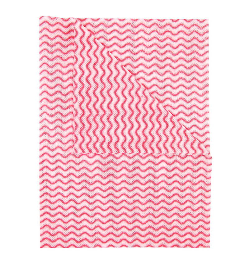 Red Disposable Wipe Cloth 50 Pack