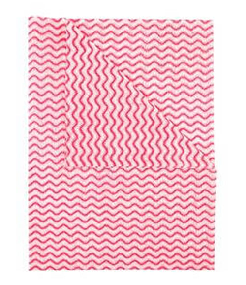 Red Disposable Wipe Cloth 50 Pack